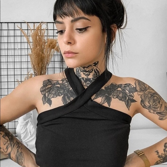 Tops | Loop Neck Cropped Tank | Poshmark